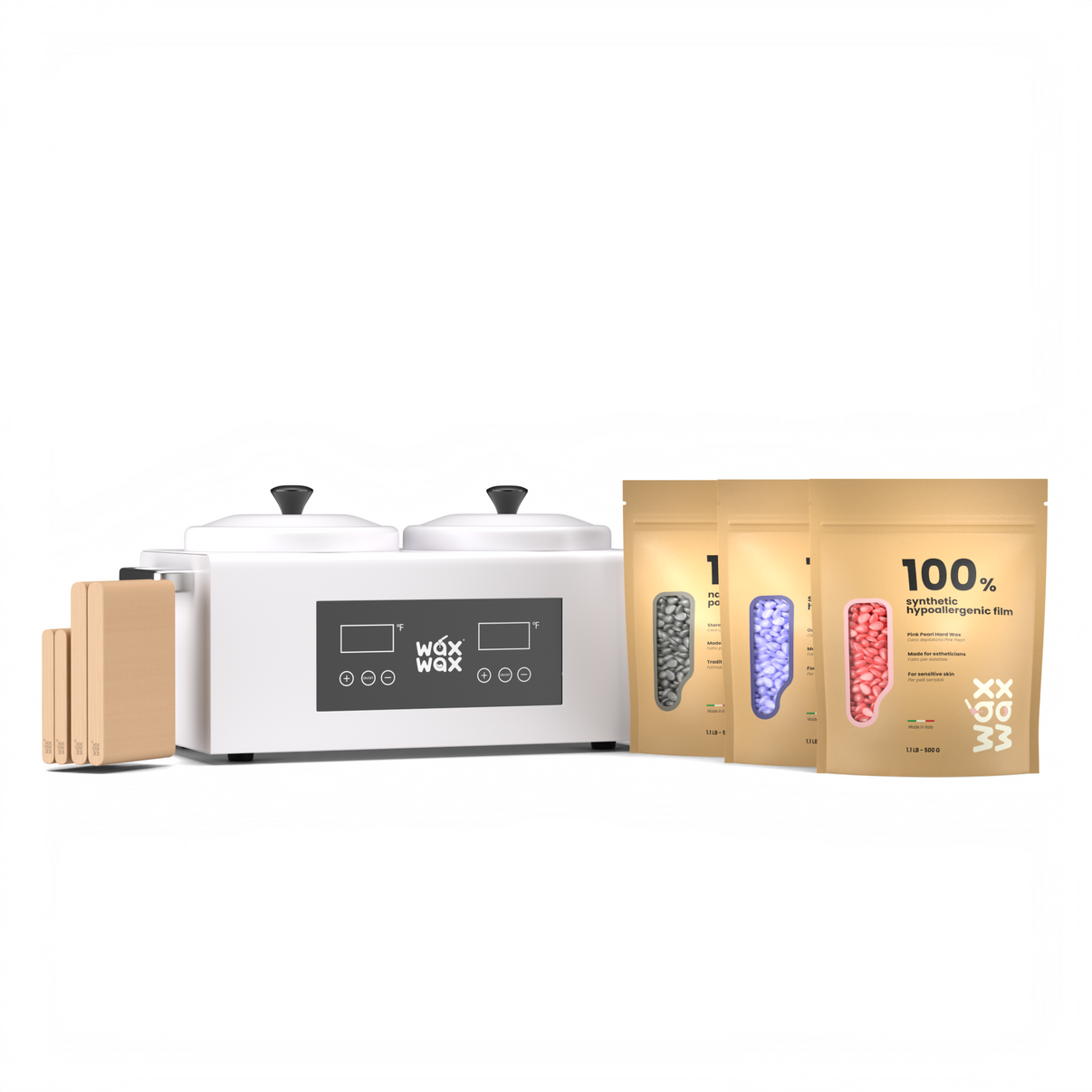Hard Wax Kit | Buy The Ultimate Stripless Wax Kit – WAX WAX
